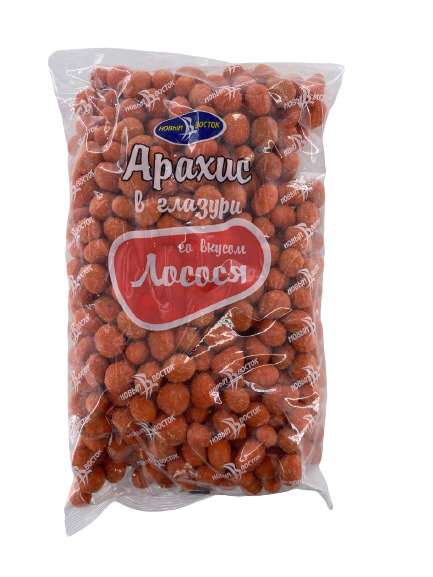 Жареный арахис в глазури со вкусом Лосося, 1 кг.