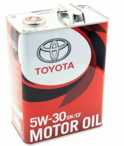 Масло моторное TOYOTA SN/CF, 5W30, 4 литра SAE 5W30 SN/CF GF-6A 08880-13705