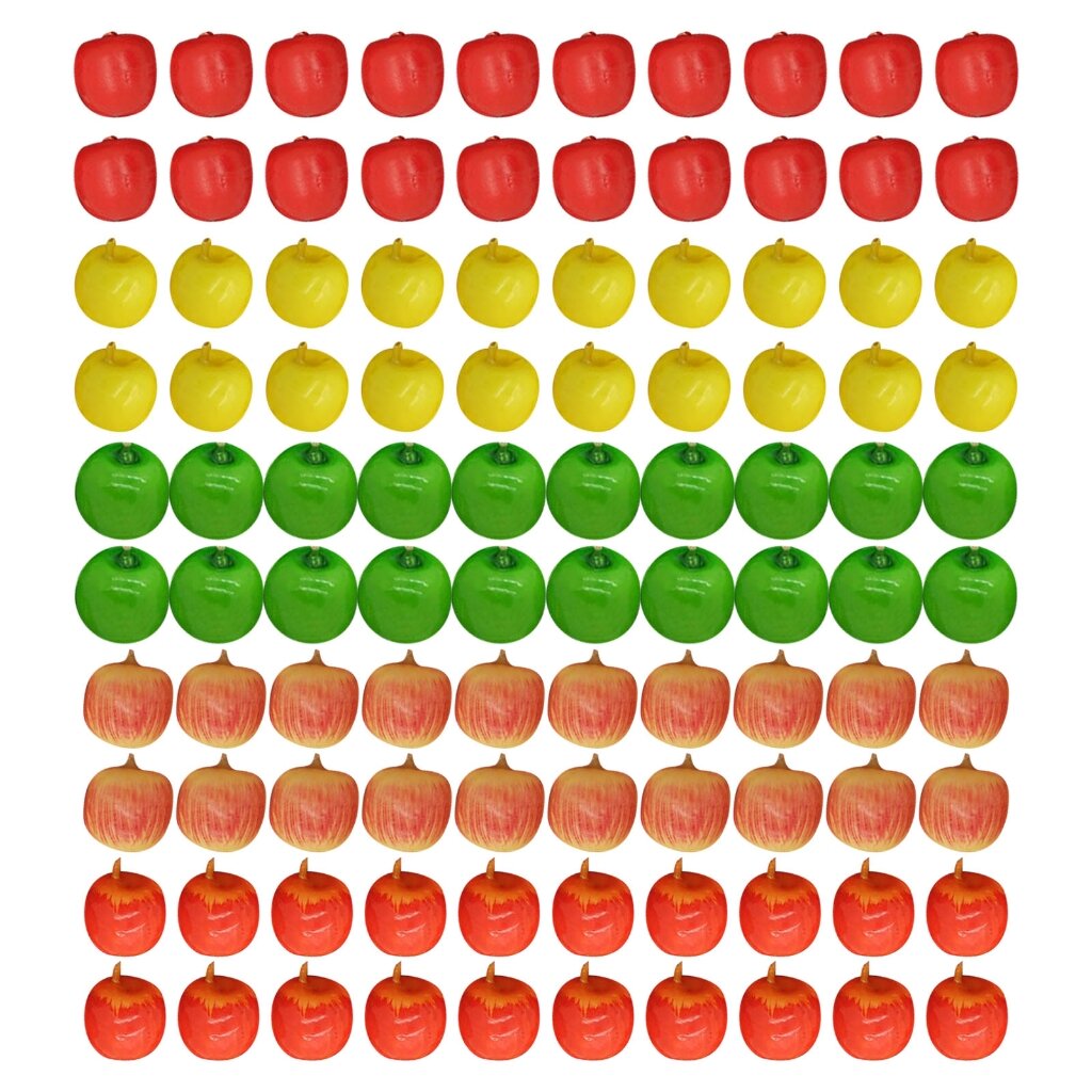 Миниатюрные Пенопластовые яблоки, 100 шт. Реалистичные Поддельные Фрукты, Аксессуары для укладки дома