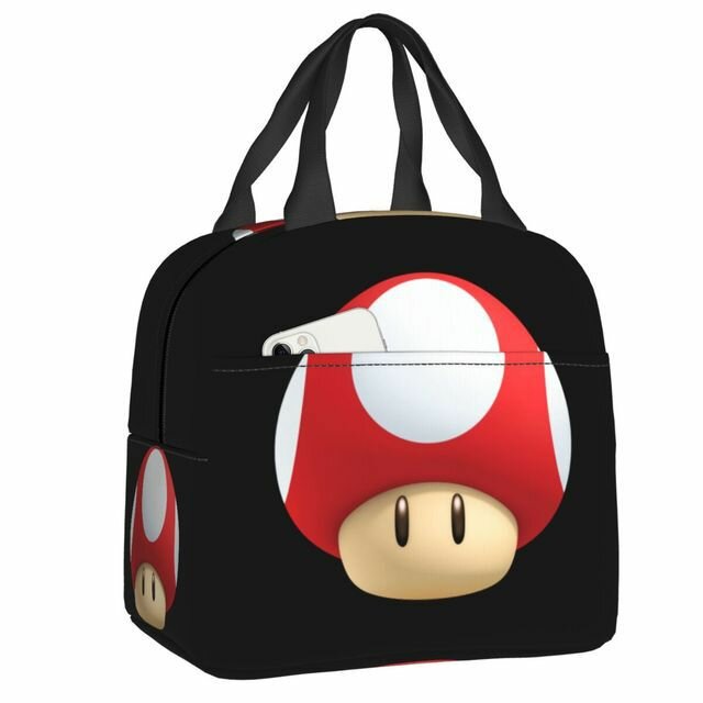 Лидер продаж в Европе и Америке, сумка для обеда Mario Super Mario для учащихся начальной школы, изолированный ланч-бокс, портативный мешок для еды, мешок для льда