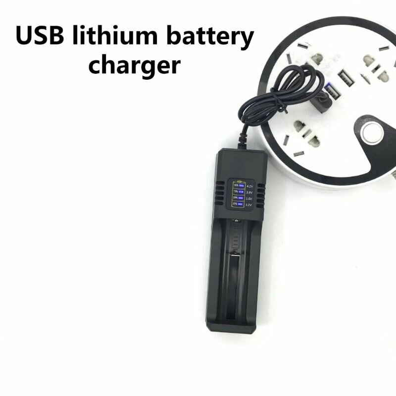 USB-вход 3,7 В Литиевого Зарядного Устройства Для 18650,26650,16340,14500,21700 Аккумуляторов С защитой От Перезаряда
