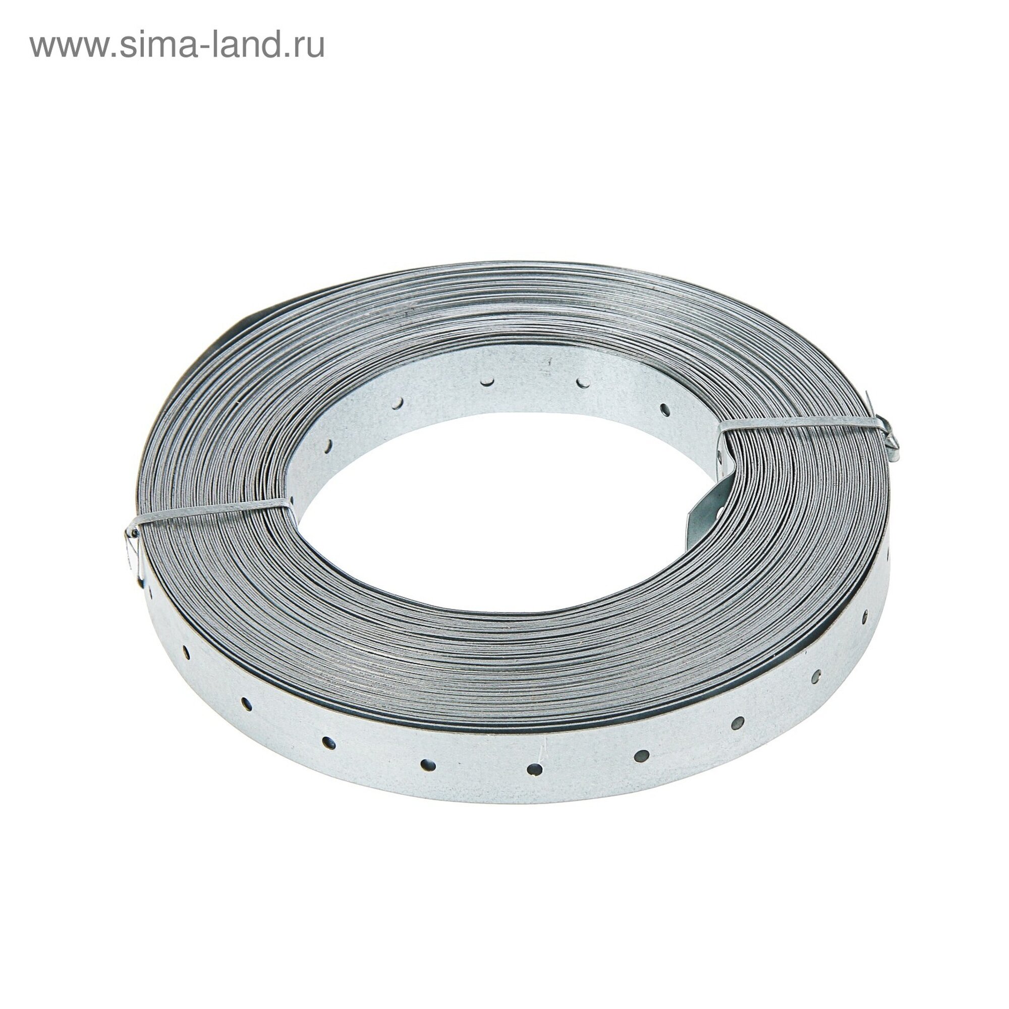 Лента перфорированная тундра krep, тарная, 1 шт, 20 х 0.5 мм, 25 м