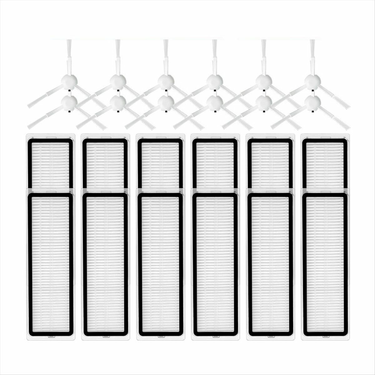 Комплект запасных частей для боковых щеток и HEPA-фильтра для робота-пылесоса Xiaomi S40C / E101