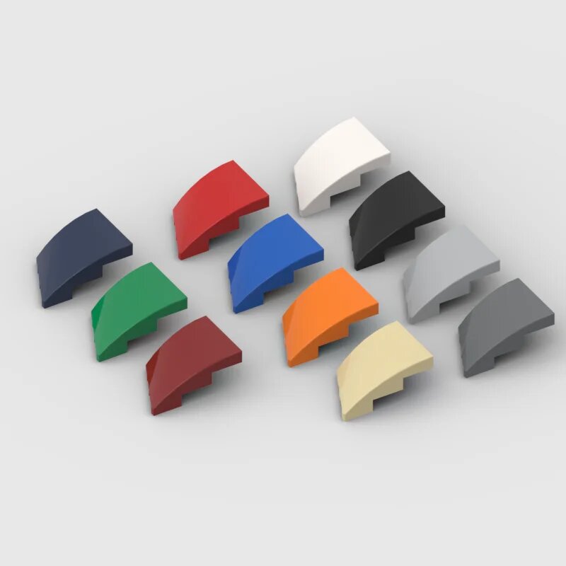 Просвечивающие кирпичи G915B 20 шт. Оранжевый