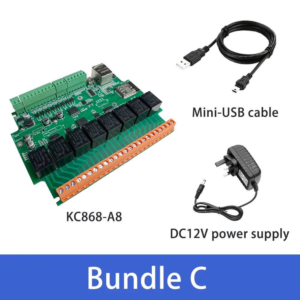 KinCony KC868-A8, комплект для умного дома Bundle C