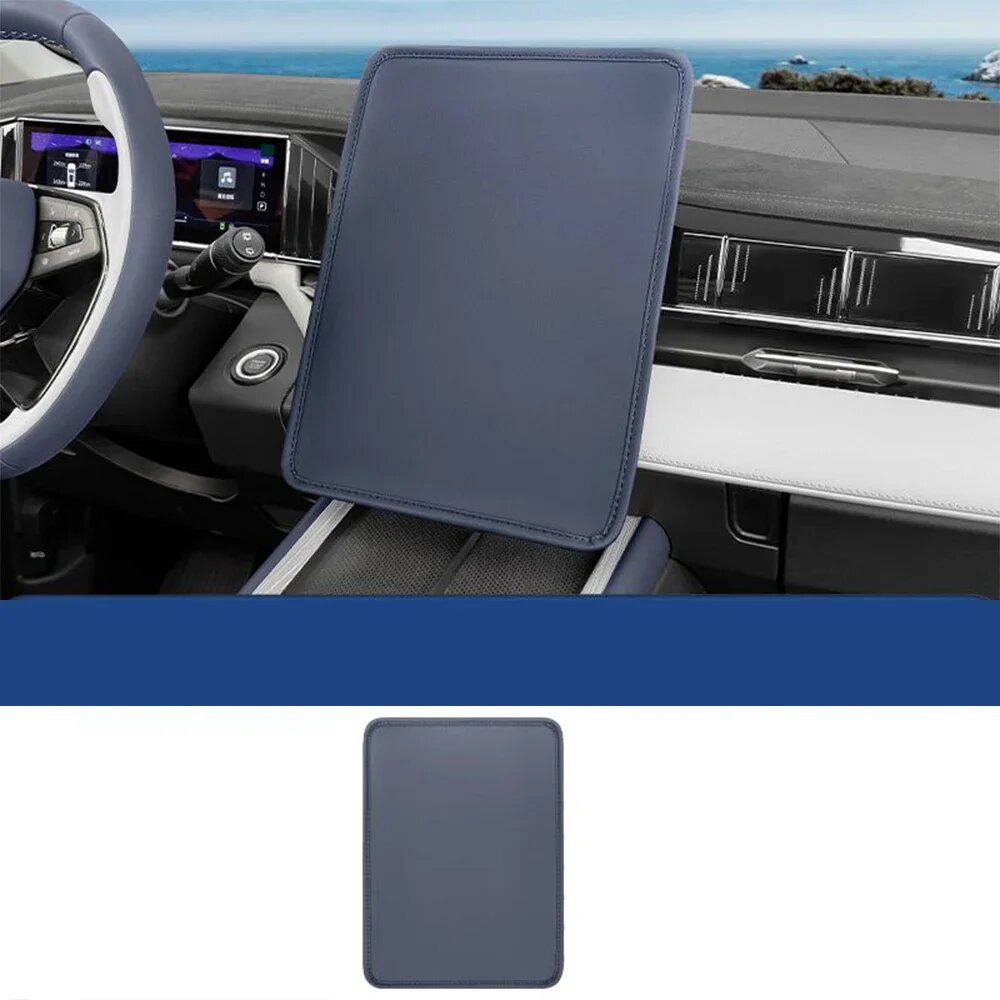 Кожаный чехол для Geely Boyue L Atlas 2024, blue