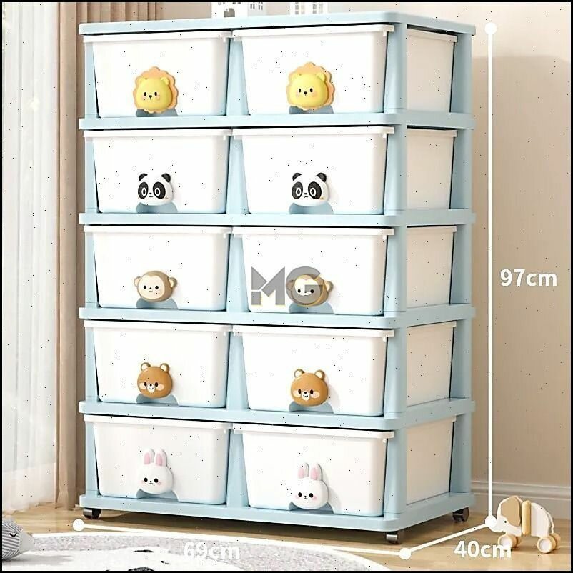 Эксклюзивный комод 10 ящиков, 69x40x97 см