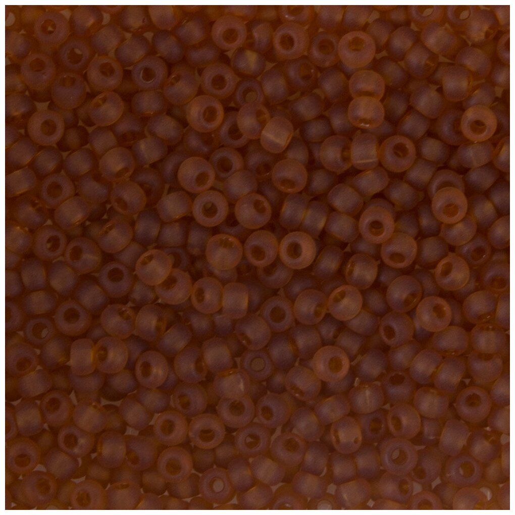 Бисер для рукоделия 50 г Чехия Gamma круглый 3 10/0 2.3 мм C631mat коричневый мат. (10090)