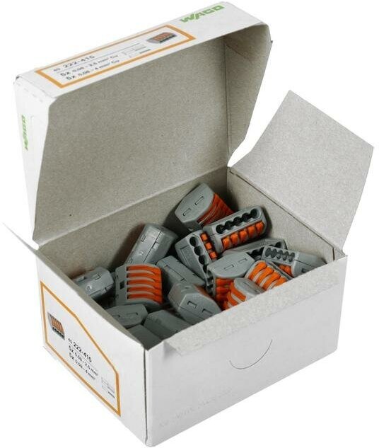 Клемник самозажимной WAGO 222-415 (40шт)