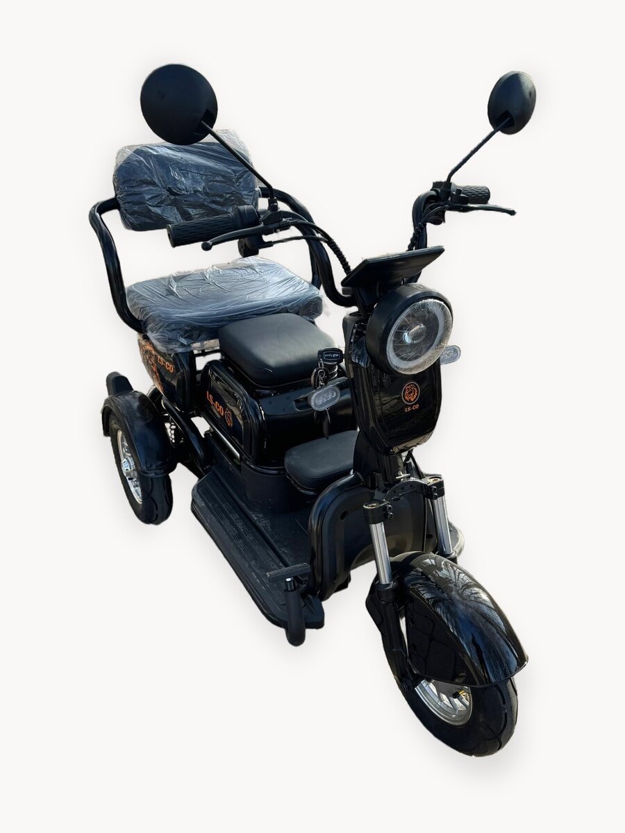 Электроскутер трехколесный LS-CO XTK A1 для пожилых 240W, 60V/23AH