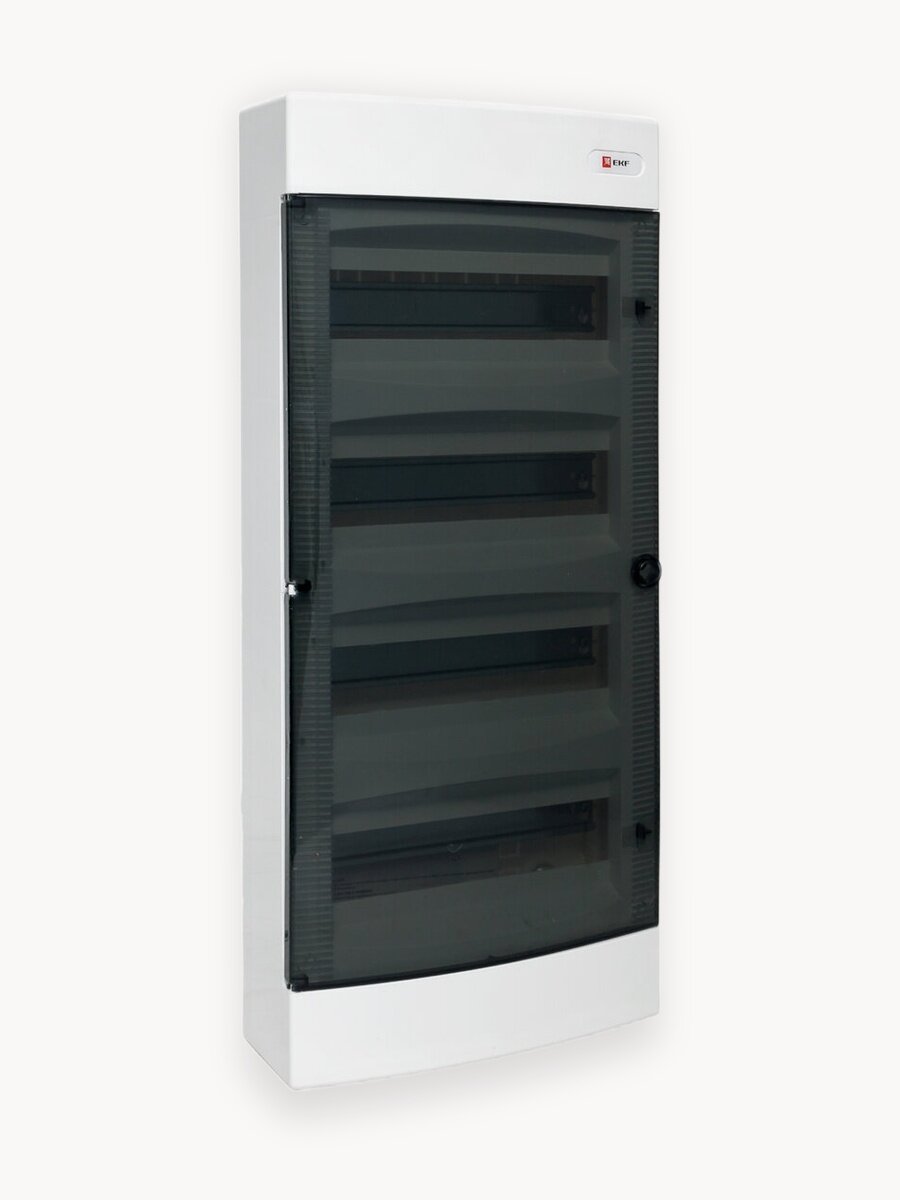 Щит распределительный навесной пластиковый EKF "Unix" прозрачная дверь 4х12 модулей IP41