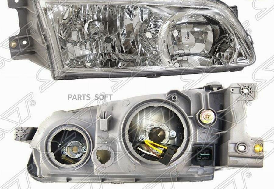 Фара Hyundai H1 97-04 / Starex 97-03 (Справа/ под электрокорректор) SAT ST-221-1119R-EM | цена за 1 шт