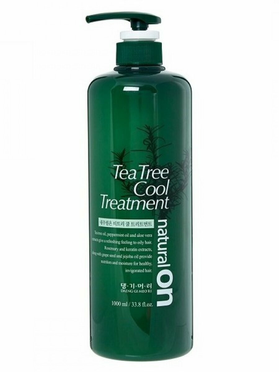 Daeng Gi Meo Ri Маска для волос Natural On Tea Tree Cool Treatment, 1000 мл