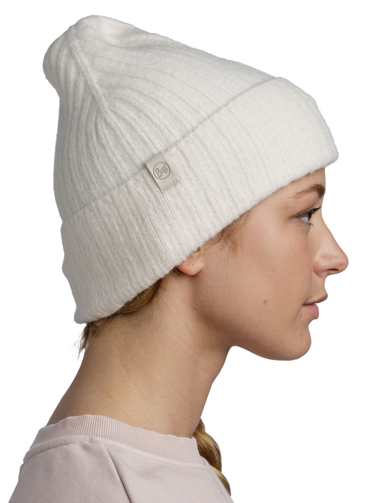 Шапка Buff Knitted hat nilah для взрослых и детей, размер us:б/р, белый — фото 1