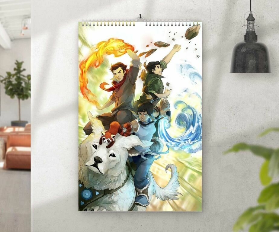 Календарь перекидной Аватар: Легенда о Корре, Avatar: the legend of Korra №8, А4