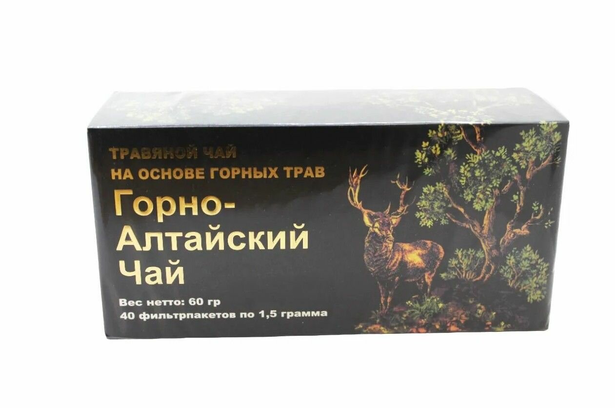 Чайный напиток SENI Горно-алтайский, зеленый, 40 пакетиков