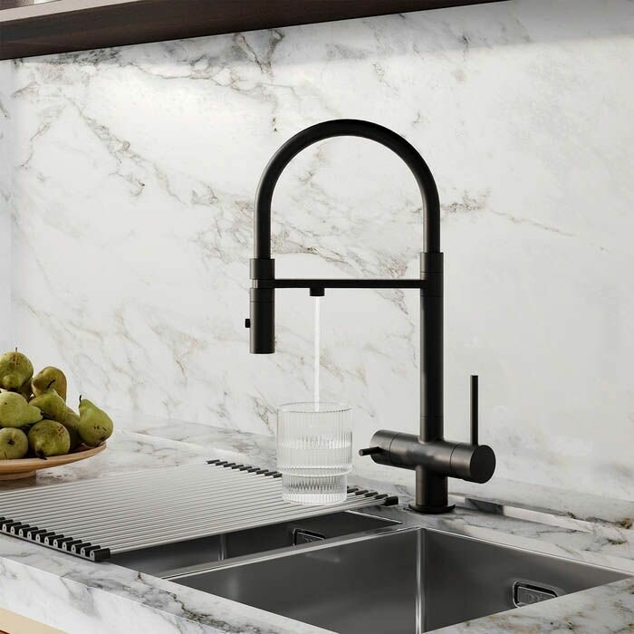 Смеситель для кухни с фильтром и гибким изливом IDDIS Ace ACEBLFFi05