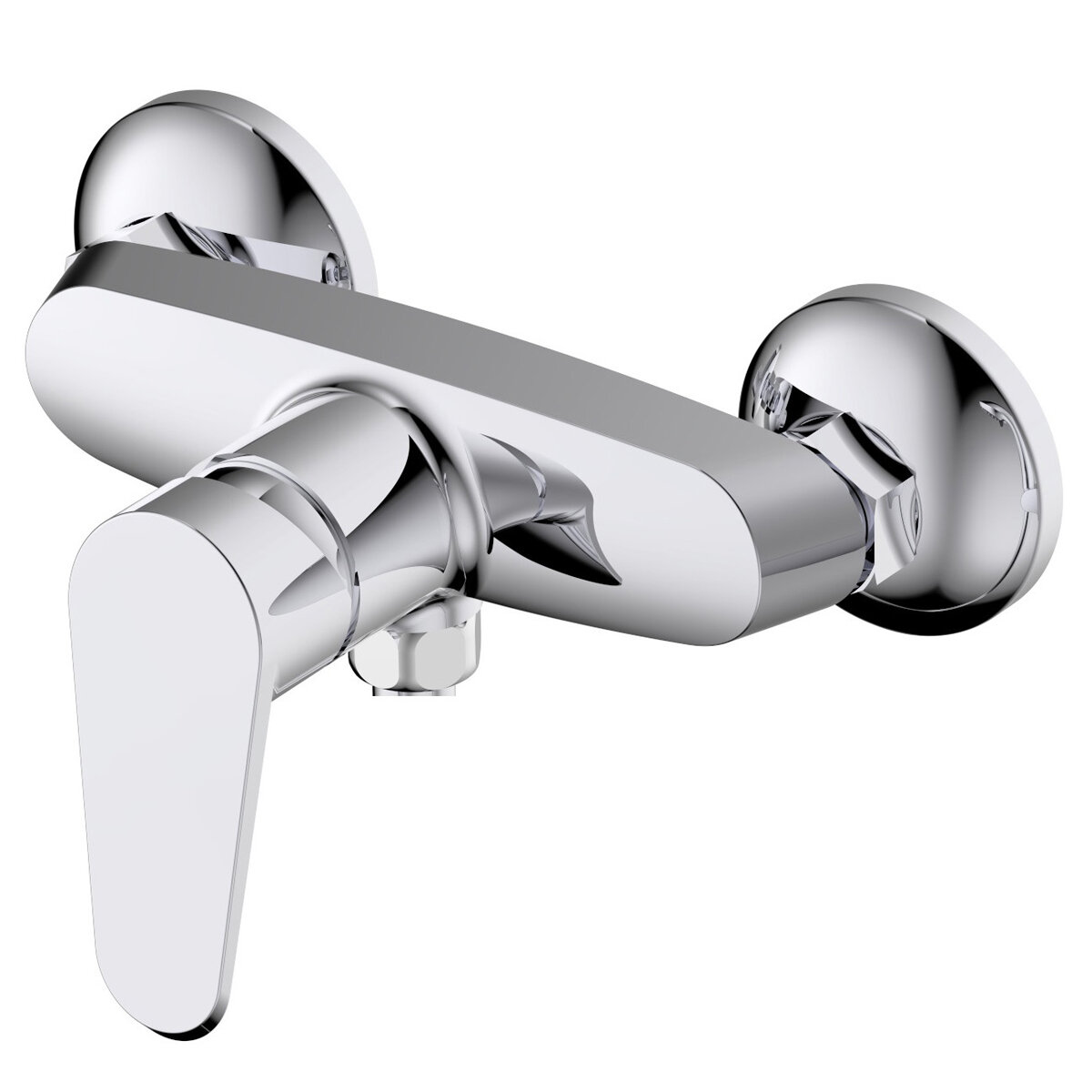 Смеситель для душа AZARIO CASTELO с ручным душем, керамический картридж, хром, AZ-VJC338274C