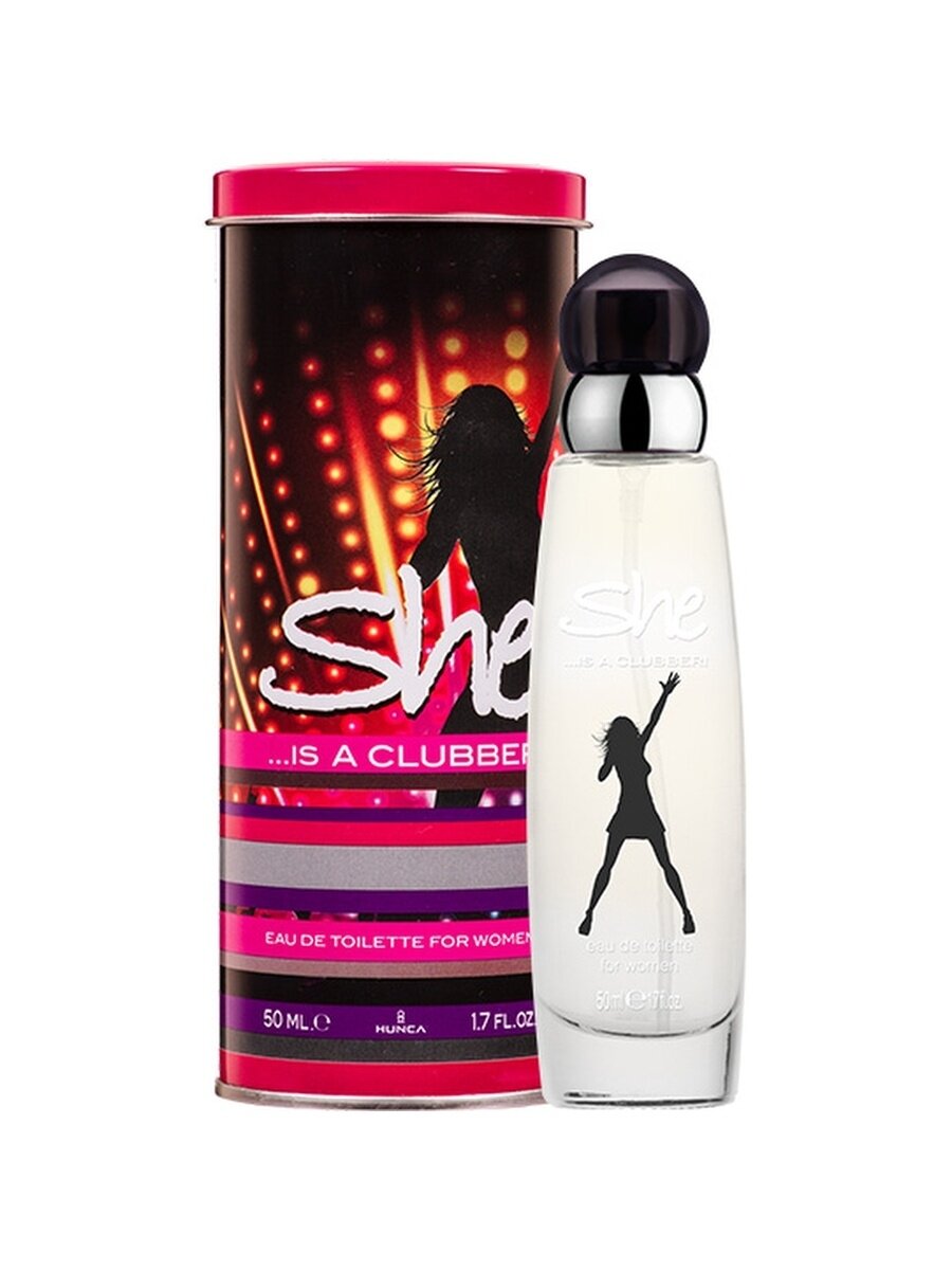 HUNCA CALDION, Туалетная вода женская She Is Clubber women , 50 ml