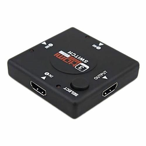 Переключатель аудио-видео PREMIER HDMI (f) - HDMI (f) , HDMI (f), ver 1.4, черный [7003]