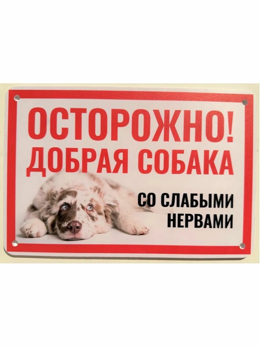 Табличка "Добрая собачка" — фото 1