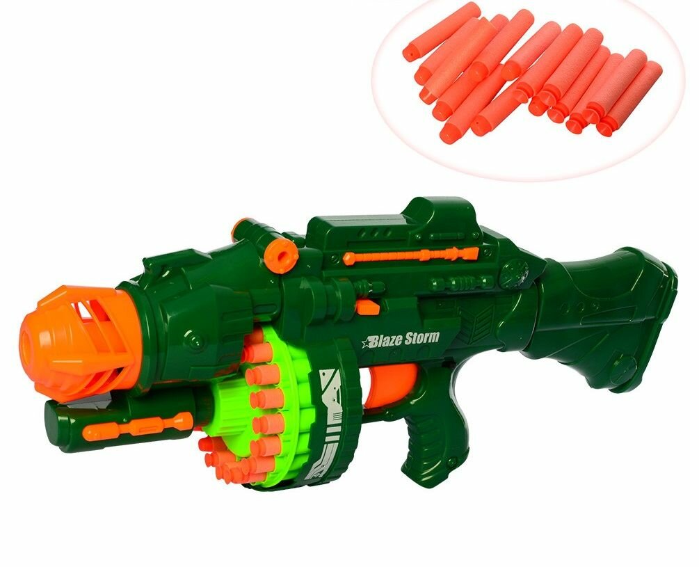 Игрушечное оружие Бластер с 40 мягкими пулями