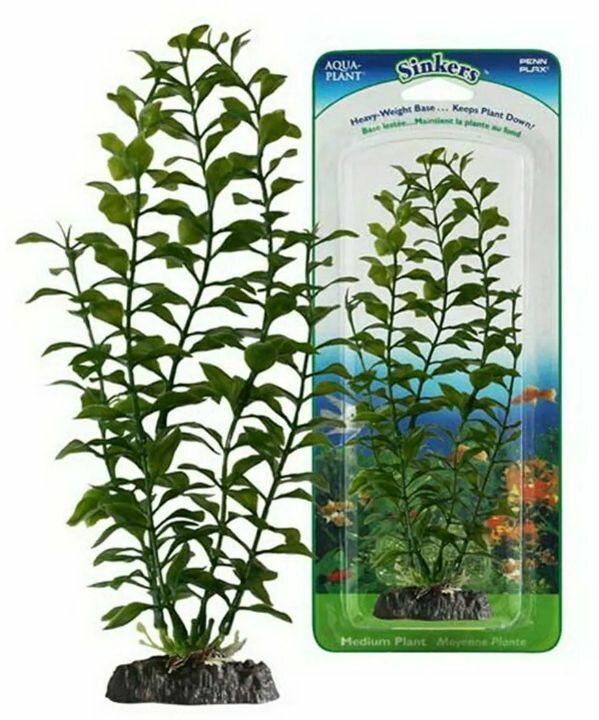 Penn-Plax Растение для аквариума Red Blooming Ludwigia, 34 см