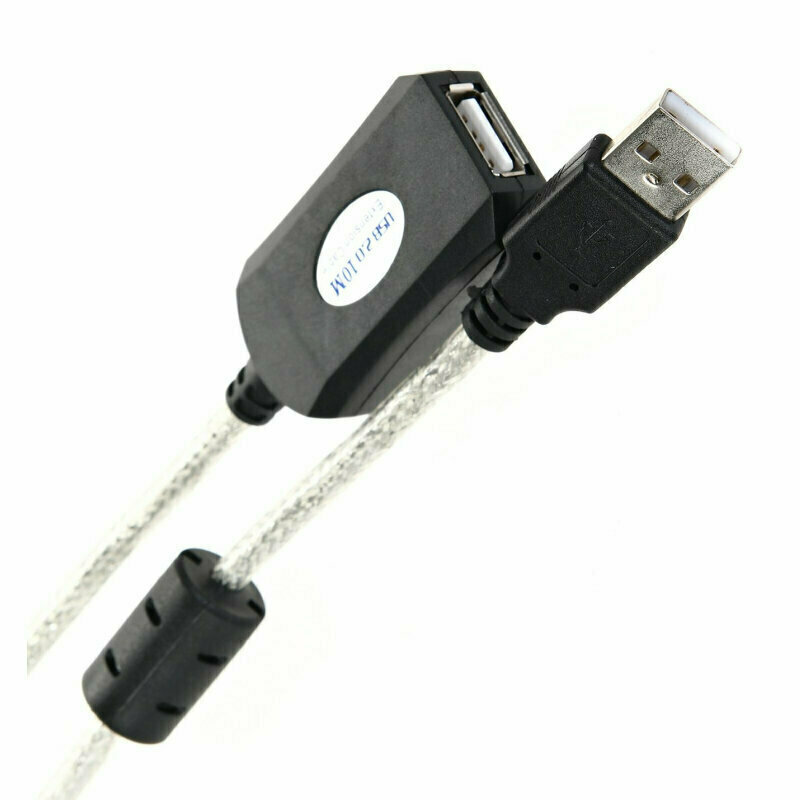 Кабель -адаптер VCOM(VUS7049-10M)USB2.0-repeater,Af> 10м, 1596965