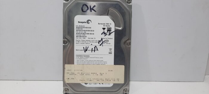 Жесткий диск Seagate 3.5" 80Gb Sata ST380815AS