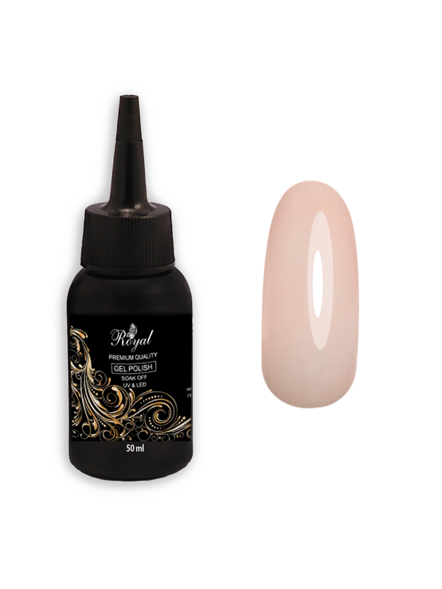 Гель Royal-gel "ON-BRUSH" в бутылке для укрепления и наращивания 50 мл. OBG05