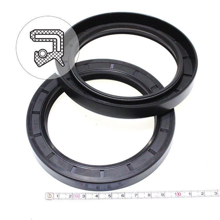 Манжета армированная (Сальник) 90х120х15 (тип 2 / TC) 70NBR (упаковка 2 шт.)