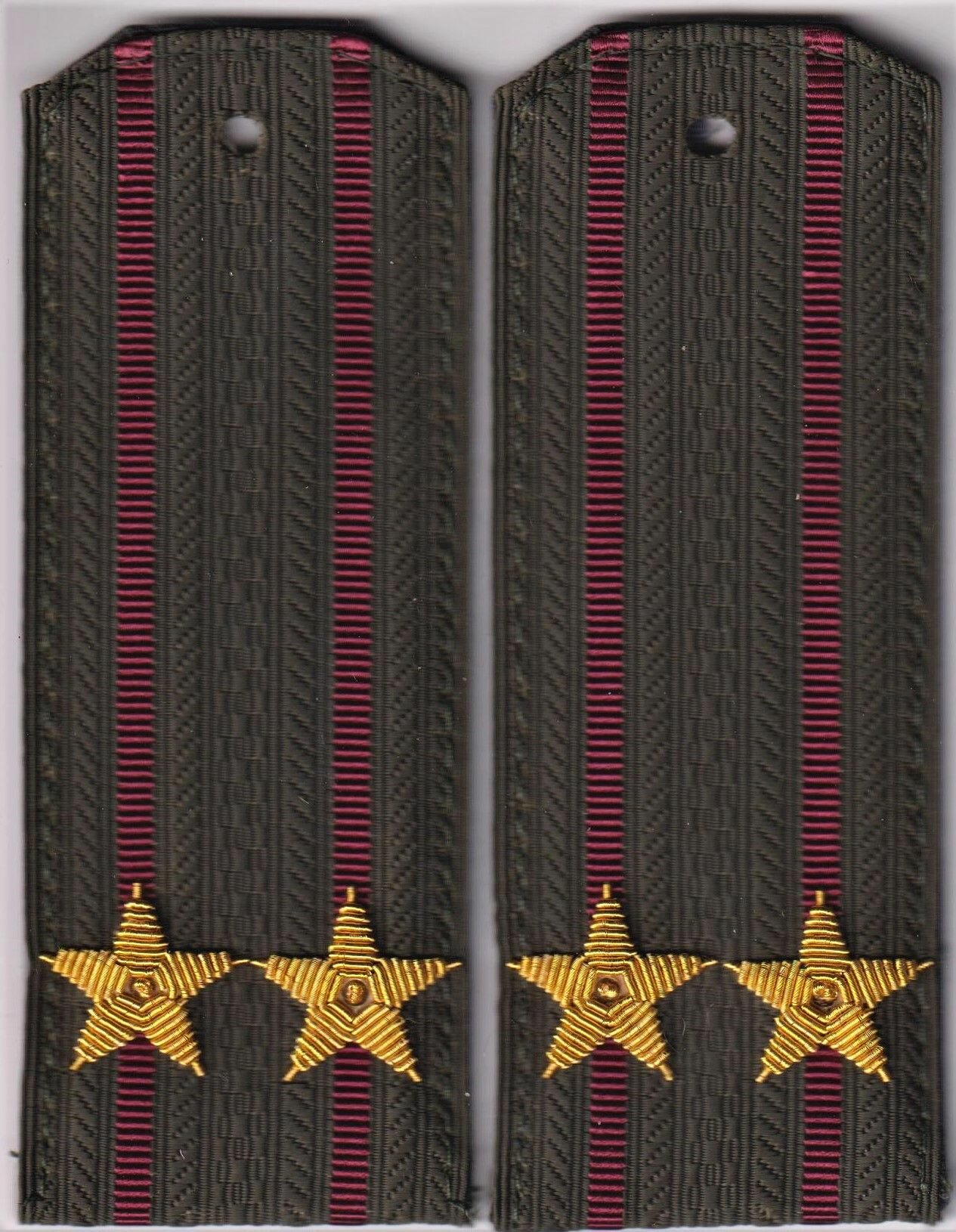 Погоны Росгвардии оливковые, подполковник