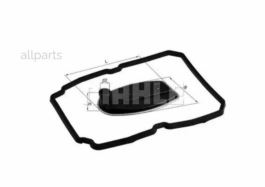 MAHLE HX81D фильтр АКПП С прокладкой MERCEDES W203/S203/CL203/C209/A209/W210/S210/R170/R230