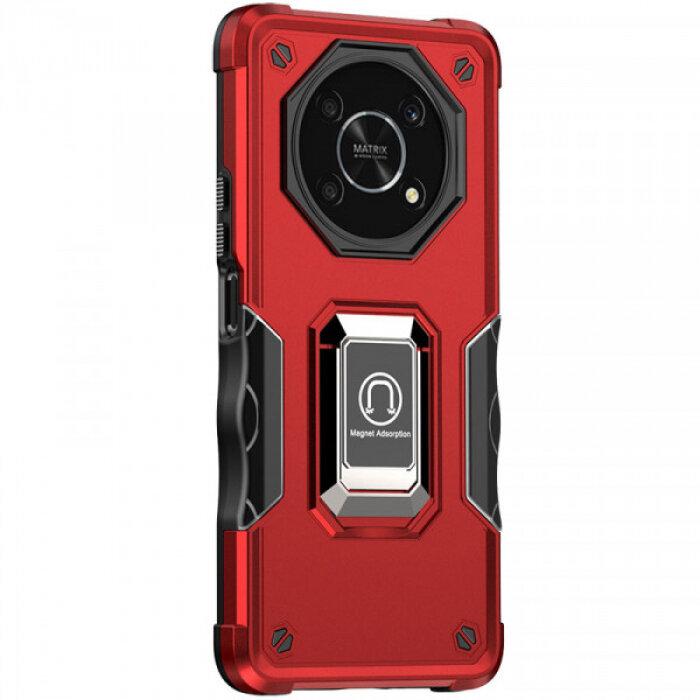 Magnet Ring Противоударный чехол с кольцом под магнитный держатель для Honor X9 / X30 / Magic 4 Lite