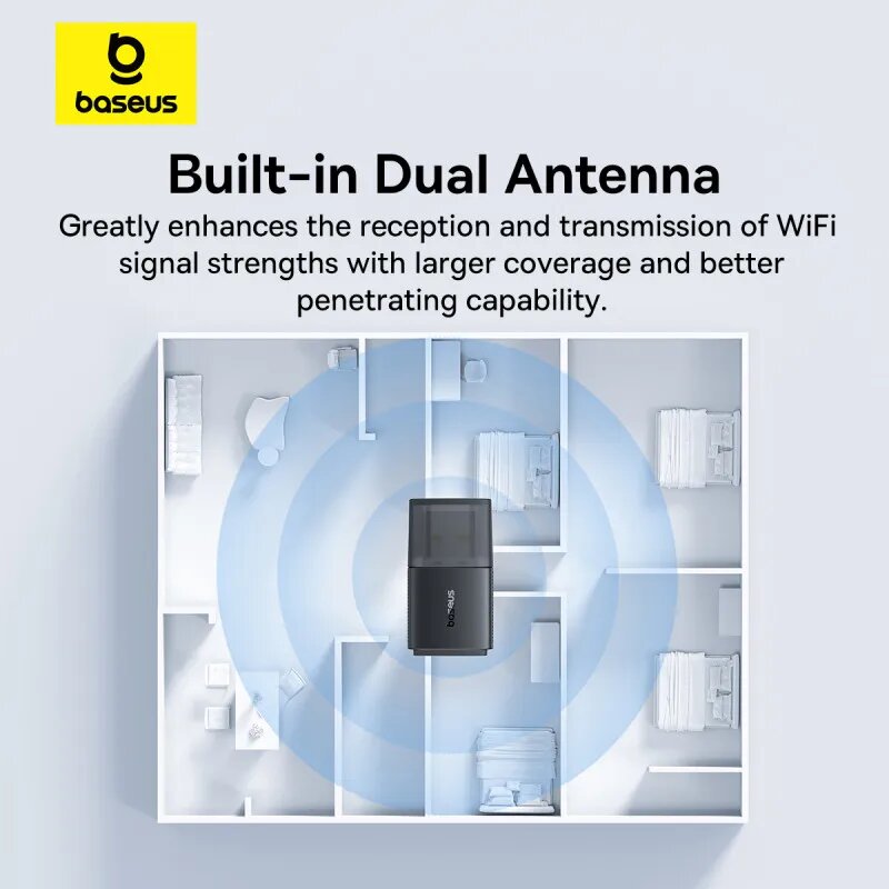 Baseus Wi-Fi адаптер 300Mbps — фото 1