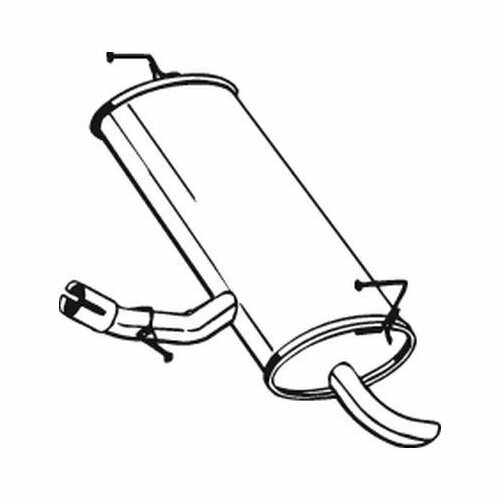 Глушитель выхлопных газов конечный, BOSAL 145-201 (1 шт.)