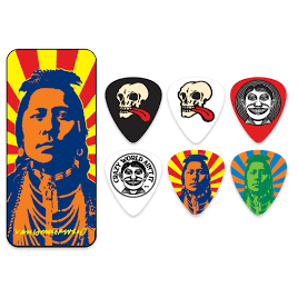 Набор медиаторов 6шт. Dunlop JVHPT02H Van Hamersveld Indian Pick Tin