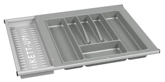 Ящик - органайзер KETT-UP MINI, KU185, выдвижной, серебро