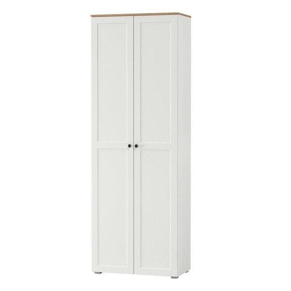 Остин 16.307 Шкаф, цвет белый шагрень/дуб крафт золотой