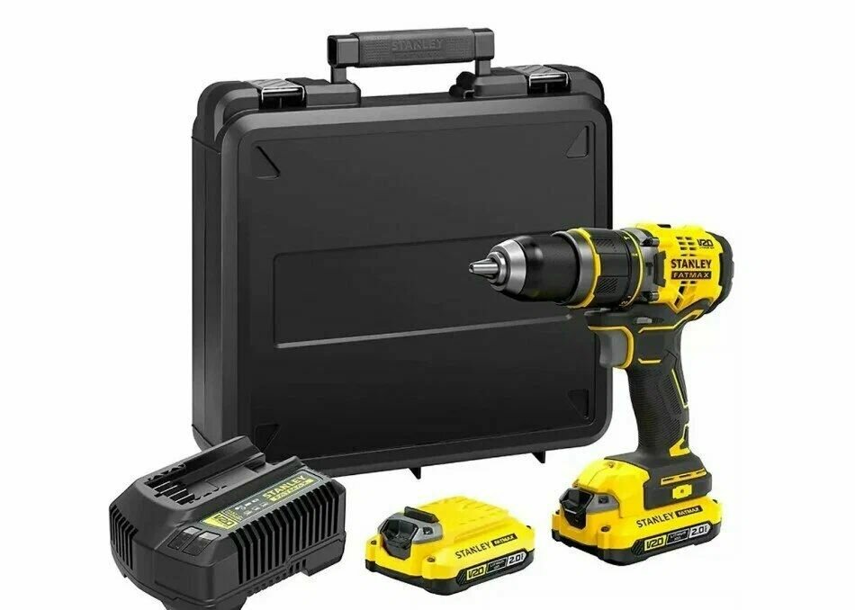 Аккумуляторная дрель-шуруповерт STANLEY SFMCD721D2K-QW