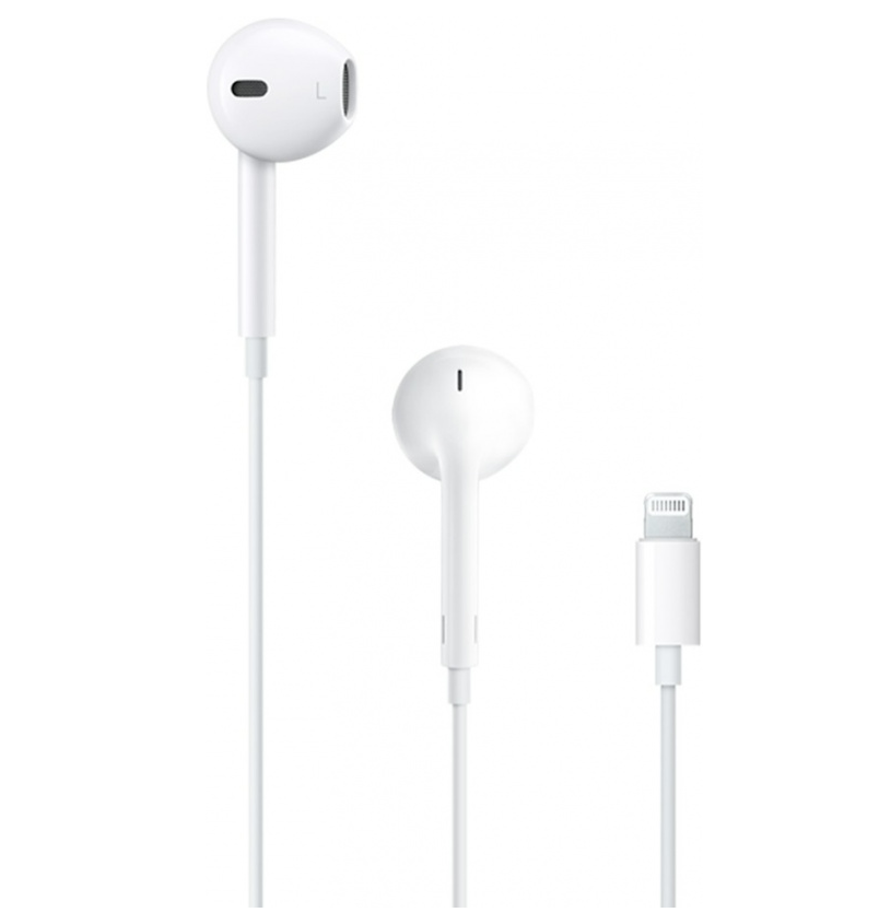 Гарнитура Apple EarPods с коннектором Lightning MMTN2ZM/A White