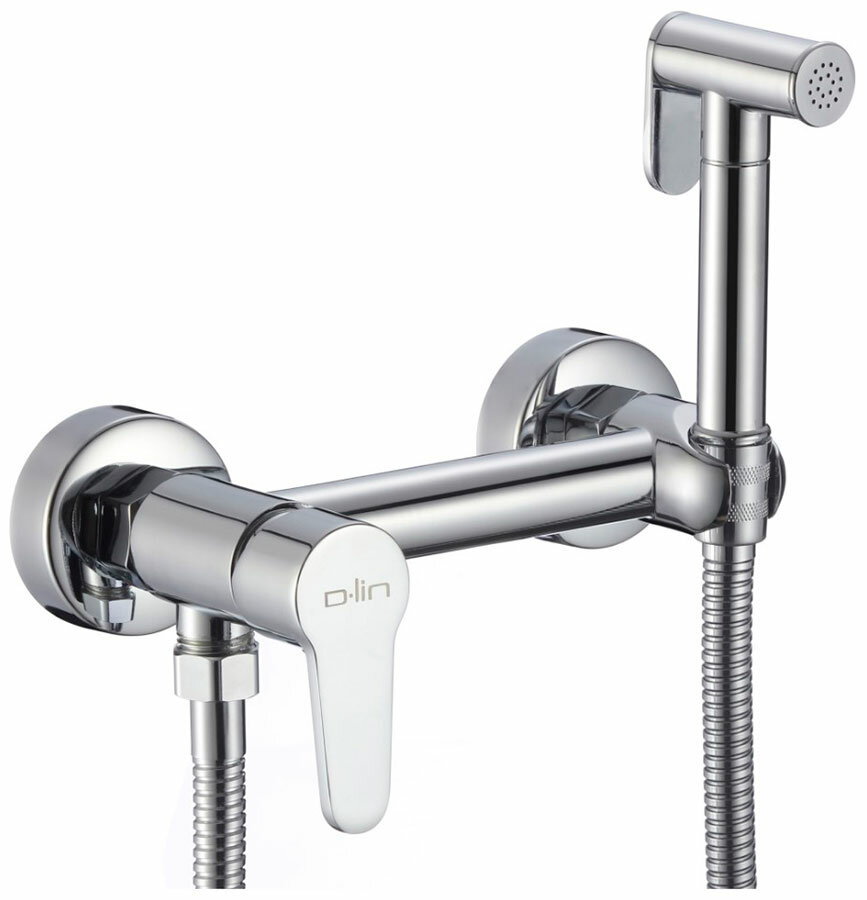 Гигиенический душ со смесителем D-Lin хром (D180202)
