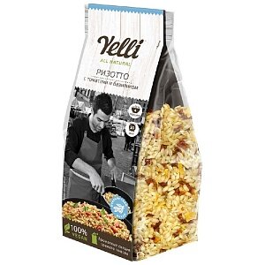 Ризотто YELLI с томатами и базиликом 250г