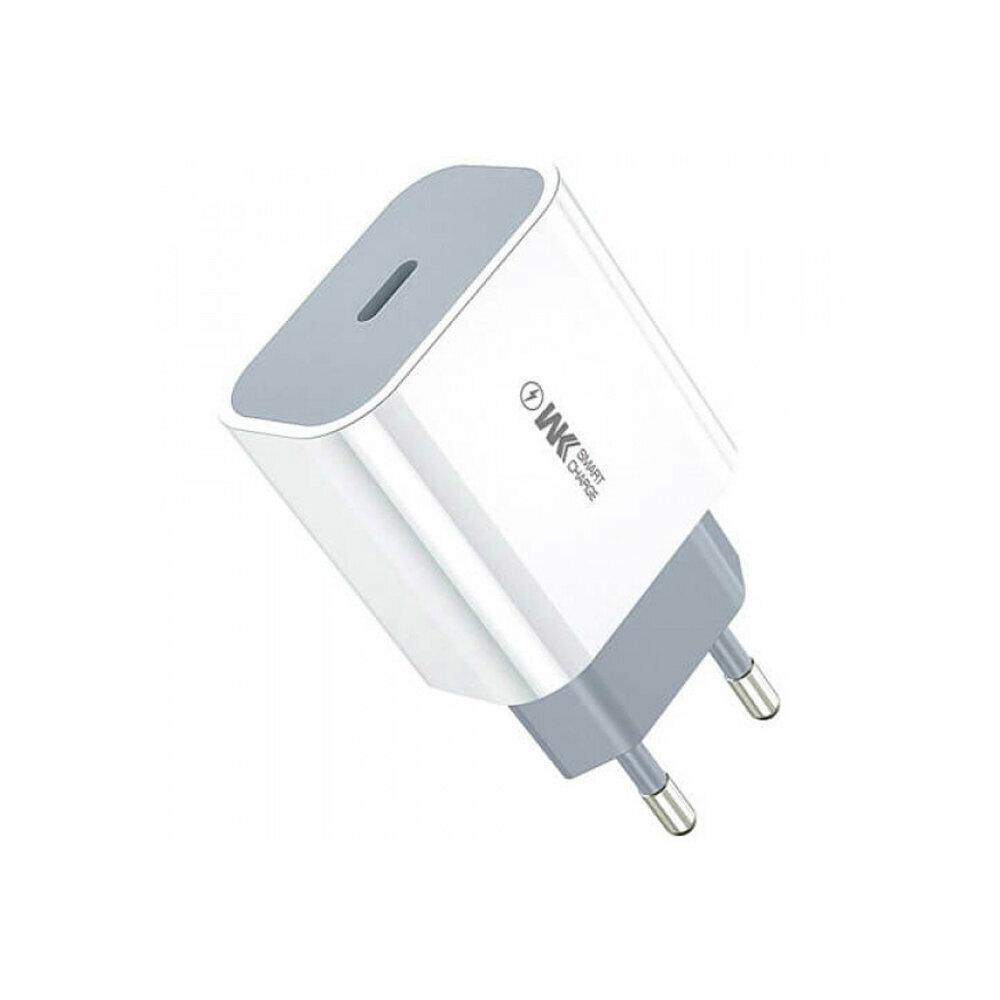 СЗУ WK Fast WP-U55 1xUSB-C, PD 20W (белый)