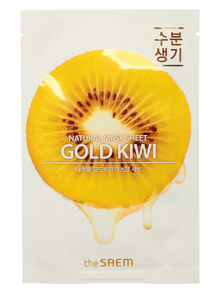Тканевая маска с экстрактом киви The SAEM N Natural Gold Kiwi Mask Sheet (21 мл)