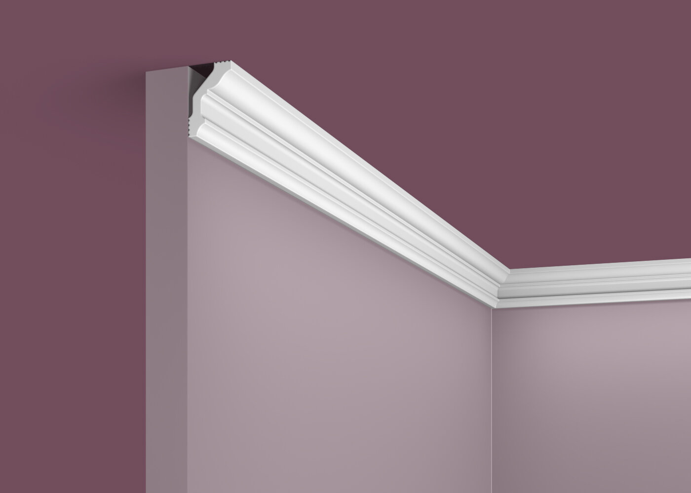 Потолочный плинтус / Карниз RT019, 30х20, 2000мм, ARTIVA. Экополимер