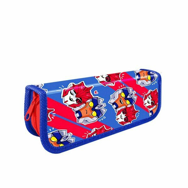 Пенал односекционный малый ПО-01, яркие роботы