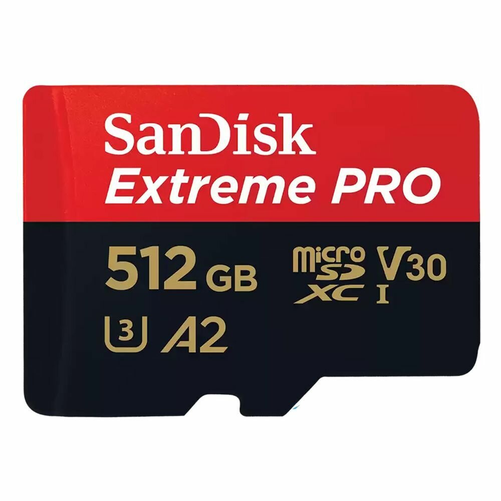 Карта памяти SanDisk Extreme Pro microSD UHS I 512GB