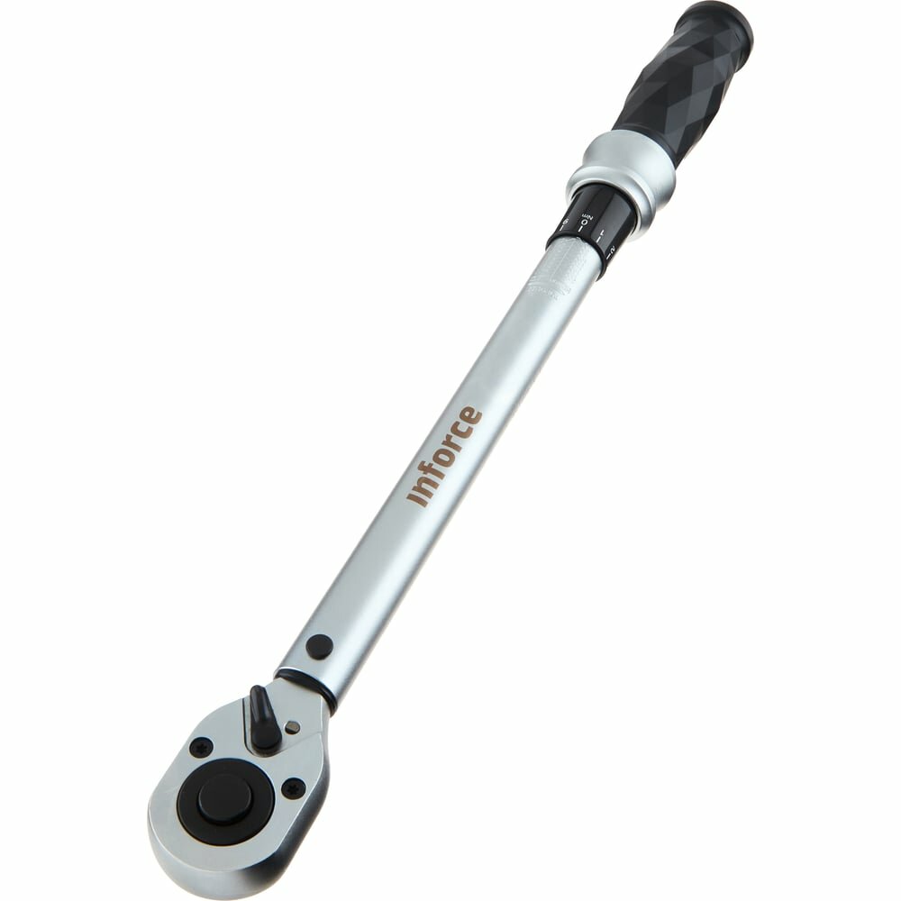 Динамометрический ключ 1/2" 40-210 Нм Inforce, Длина 460мм, Сталь Cr-V, Профессиональный, 06-05-105