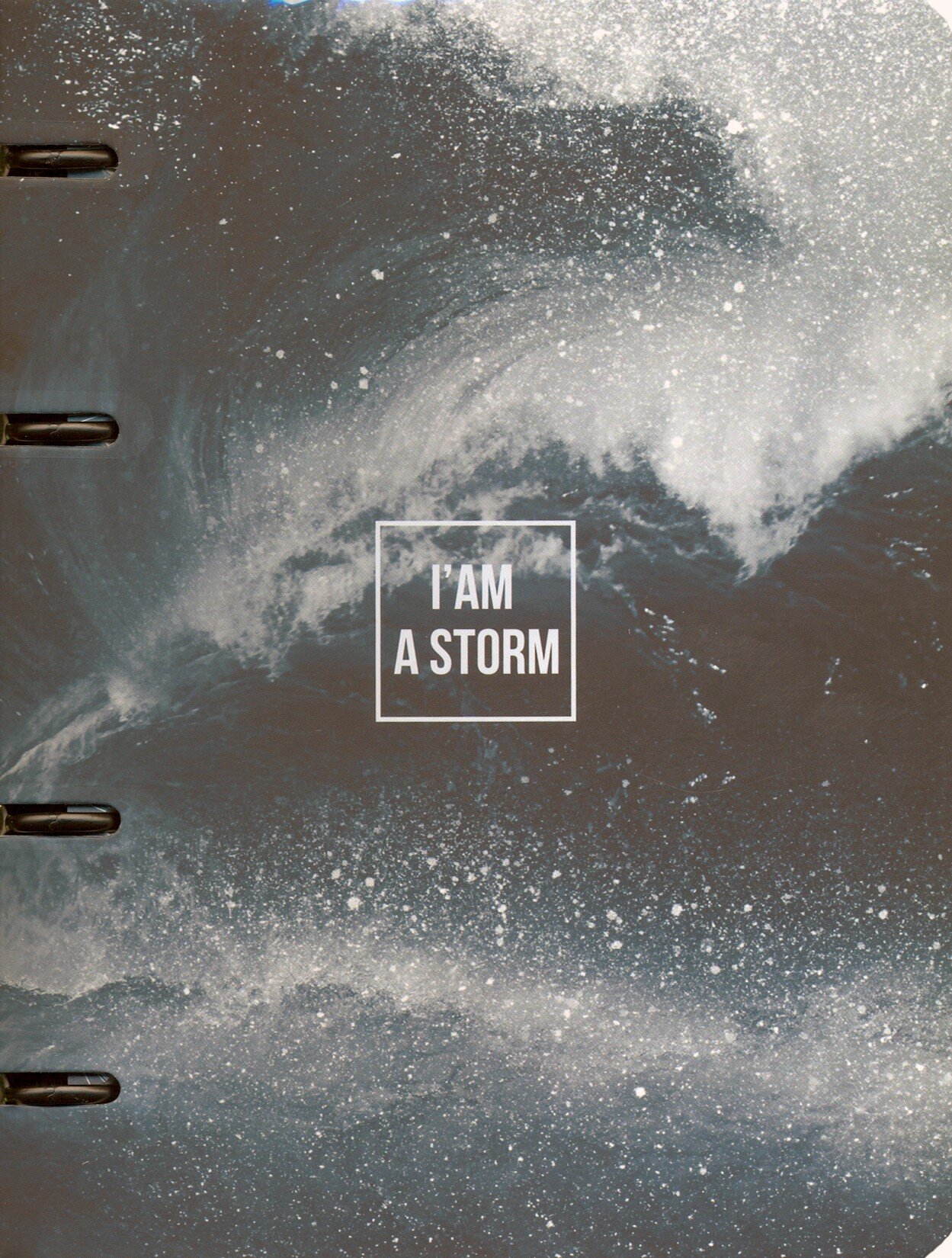 Тетрадь общая на кольцах "Storm. Брызги" (120 листов, А5, клетка) (N1993)